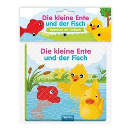 Tr&ouml;tsch Badebuch mit Tierfigur Die kleine Ente und der Fisch