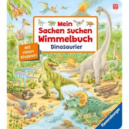 RAVENSBURGER VERLAG Mein Sachen suchen Wimmelbuch: Dinosaurier