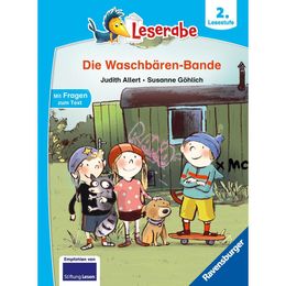 RAVENSBURGER VERLAG Leserabe 2. Lesestufe - Die Waschb&auml;ren-Bande