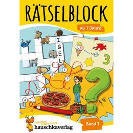 R&auml;tselblock ab 7 Jahre, Band 1, A5-Block