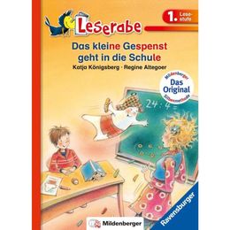RAVENSBURGER VERLAG Das kleine Gespenst geht in die Schule - Leserabe 1. Klasse - Erstlesebuch f&uuml;r K...