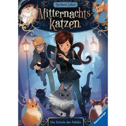 RAVENSBURGER VERLAG Mitternachtskatzen, Band 1: Die Schule der Felidix (Katzenfl&uuml;sterer-Fantasy in L...