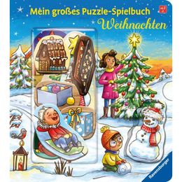 RAVENSBURGER VERLAG Mein gro&szlig;es Puzzle-Spielbuch: Weihnachten