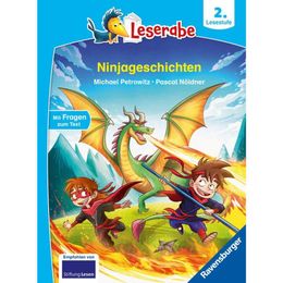 RAVENSBURGER VERLAG Ninjageschichten - Leserabe ab 2. Klasse - Erstlesebuch f&uuml;r Kinder ab 7 Jahren