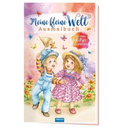 Tr&ouml;tsch Meine kleine Welt Ausmalbuch mit Glitzerstickern