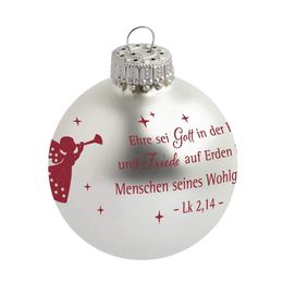 Christbaumkugel Ehre sei Gott in der H&ouml;he