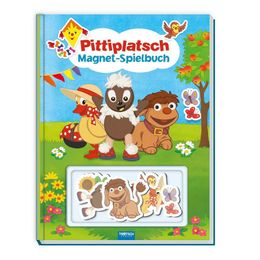 Tr&ouml;tsch Unser Sandm&auml;nnchen Magnet-Spielbuch Pittiplatsch Pappenbuch mit Magneten