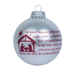 Christbaumkugel &raquo;Weihnachtsgeschichte&laquo;