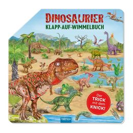 TR&Ouml;TSCH - Wimmelbuch Dinosaurier Klapp-auf-Wimmelbuch| Ab 3 Jahren
