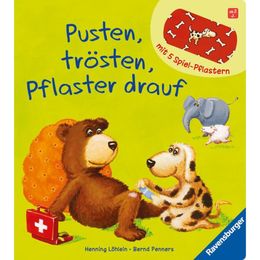 RAVENSBURGER VERLAG Pusten, tr&ouml;sten, Pflaster drauf!
