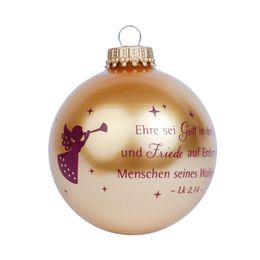 Christbaumkugel Ehre sei Gott in der H&ouml;he