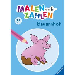 RAVENSBURGER VERLAG Malen nach Zahlen ab 3: Bauernhof