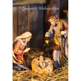 Gl&uuml;ckwunschkarte zu Weihnachten - Gesegente Weihnachten (6 St&uuml;ck)