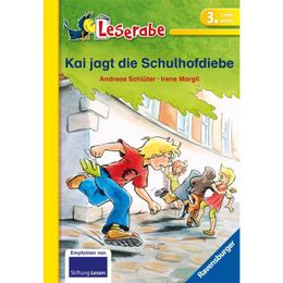 RAVENSBURGER VERLAG Kai jagt die Schulhofdiebe - Leserabe 3. Klasse - Erstlesebuch f&uuml;r Kinder ab 8 J...