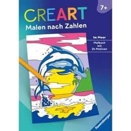 RAVENSBURGER VERLAG CreArt Malen nach Zahlen ab 7: Im Meer