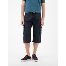Lerros Herren Cargoshorts "Bermuda mit Cargotaschen, lang geschnitten"blau night, Gr. 32, 100% Baumwolle, Hosen