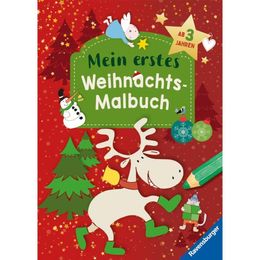 RAVENSBURGER VERLAG Mein erstes Weihnachts-Malbuch