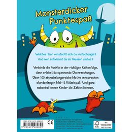 RAVENSBURGER VERLAG Ravensburger Mein monsterstarker Von-Punkt-zu-Punkt-Block - F&uuml;r Kinder ab 5 Jahr...