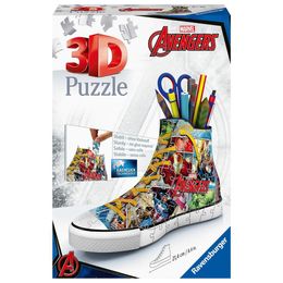 RAVENSBURGER VERLAG Ravensburger 3D Puzzle 12113 - Sneaker Avengers - 108 Teile - praktischer Stifte...