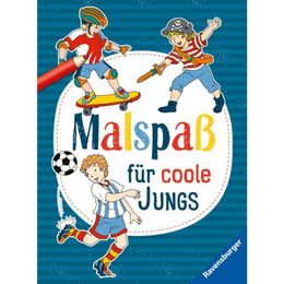 RAVENSBURGER VERLAG Malspa&szlig; f&uuml;r coole Jungs ab 4 Jahren