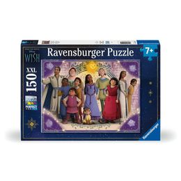 RAVENSBURGER VERLAG Kinderpuzzle 150 XXL Teile - Disney Wish - W&uuml;nsche werden wahr