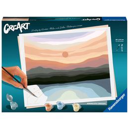 RAVENSBURGER VERLAG Ravensburger Malen nach Zahlen 23515 - Minimalistic Landscape - ab 12 Jahren