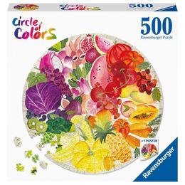 RAVENSBURGER VERLAG Ravensburger Puzzle 17169 Circle of Colors - Fruits &amp; Vegetables 500 Teile Puzzl...