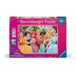 RAVENSBURGER VERLAG Kinderpuzzle 100 XXL Teile - Disney Prinzessinnen - Das Leben ist ein M&auml;rchen