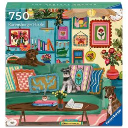 RAVENSBURGER VERLAG Erwachsenenpuzzle 750 Teile Art&amp;Soul Collection - Gl&uuml;cklicher Ort, gem&uuml;tlicher O...