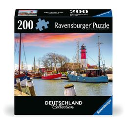 RAVENSBURGER VERLAG Erwachsenenpuzzle 200 Teile - Der Hafen von B&uuml;sum