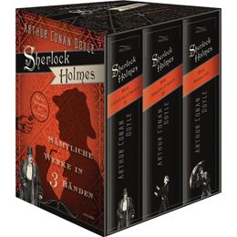 Sherlock Holmes - S&auml;mtliche Werke in 3 B&auml;nden (Die Erz&auml;hlungen I, Die Erz&auml;hlunge...
