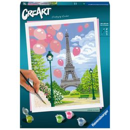 RAVENSBURGER VERLAG Ravensburger Malen nach Zahlen 28992 - Spring in Paris - ab 12 Jahren