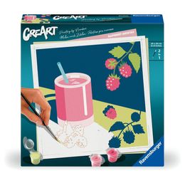 RAVENSBURGER VERLAG CreArt, Malen nach Zahlen Adults Trend - Mocktail Himbeere