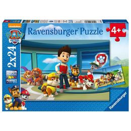 RAVENSBURGER VERLAG Hilfsbereite Sp&uuml;rnasen 2 x 24 Teile Puzzle