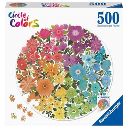 RAVENSBURGER VERLAG Ravensburger Puzzle 17167 Circle of Colors - Flowers 500 Teile Puzzle