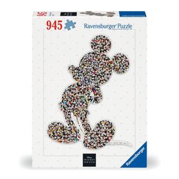 RAVENSBURGER VERLAG Erwachsenenpuzzle 940 Teile - Disney Micky Maus - Shaped Mickey
