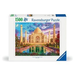 RAVENSBURGER VERLAG Erwachsenenpuzzle 1500 Teile - Bezauberndes Taj Mahal
