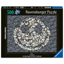 RAVENSBURGER VERLAG Erwachsenenpuzzle 500 Teile - Disney The Nightmare Before Christmas - K&ouml;nig des ...