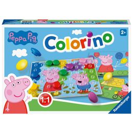 RAVENSBURGER VERLAG Ravensburger Kinderspiele - 20892 - Peppa Pig Colorino, Kinderspiel zum Farbenle...