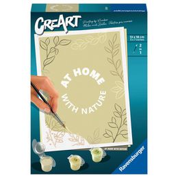 RAVENSBURGER VERLAG Ravensburger CreArt - Malen nach Zahlen 23609 - At home with Nature - ab 12 Jahr...
