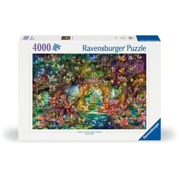 RAVENSBURGER VERLAG Erwachsenenpuzzle 4000 Teile - Die verborgene Welt der Feen