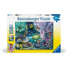 RAVENSBURGER VERLAG Kinderpuzzle 150 XXL Teile - Zauberhafter Wald