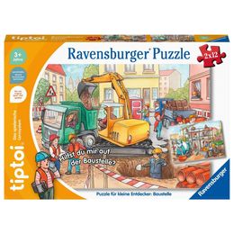 RAVENSBURGER VERLAG Ravensburger tiptoi Puzzle 00137 Puzzle f&uuml;r kleine Entdecker: Baustelle, Puzzle ...
