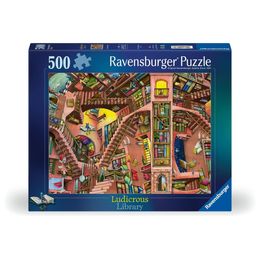 RAVENSBURGER VERLAG Erwachsenenpuzzle 500 Teile - Ludicrous Library