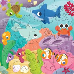 RAVENSBURGER VERLAG Kinderpuzzle 22 Teile - Farbenspiel der Meere