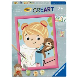 RAVENSBURGER VERLAG Ravensburger CreArt - Tilli &amp; Otti - Malen nach Zahlen f&uuml;r Kinder ab 7 Jahren vo...
