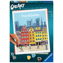 RAVENSBURGER VERLAG Ravensburger CreArt - Malen nach Zahlen 23520 - Colorful Stockholm - ab 12 Jahre...