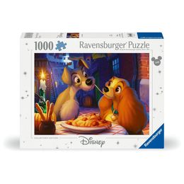 RAVENSBURGER VERLAG Erwachsenenpuzzle 1000 Teile - Disney Classics - Susi und Strolch