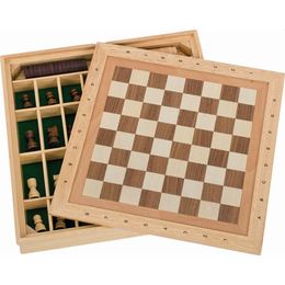 Spiele-Set Schach-Dame-M&uuml;hle