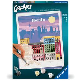 RAVENSBURGER VERLAG CreArt, Malen nach Zahlen Citys - Farbenfrohes Berlin